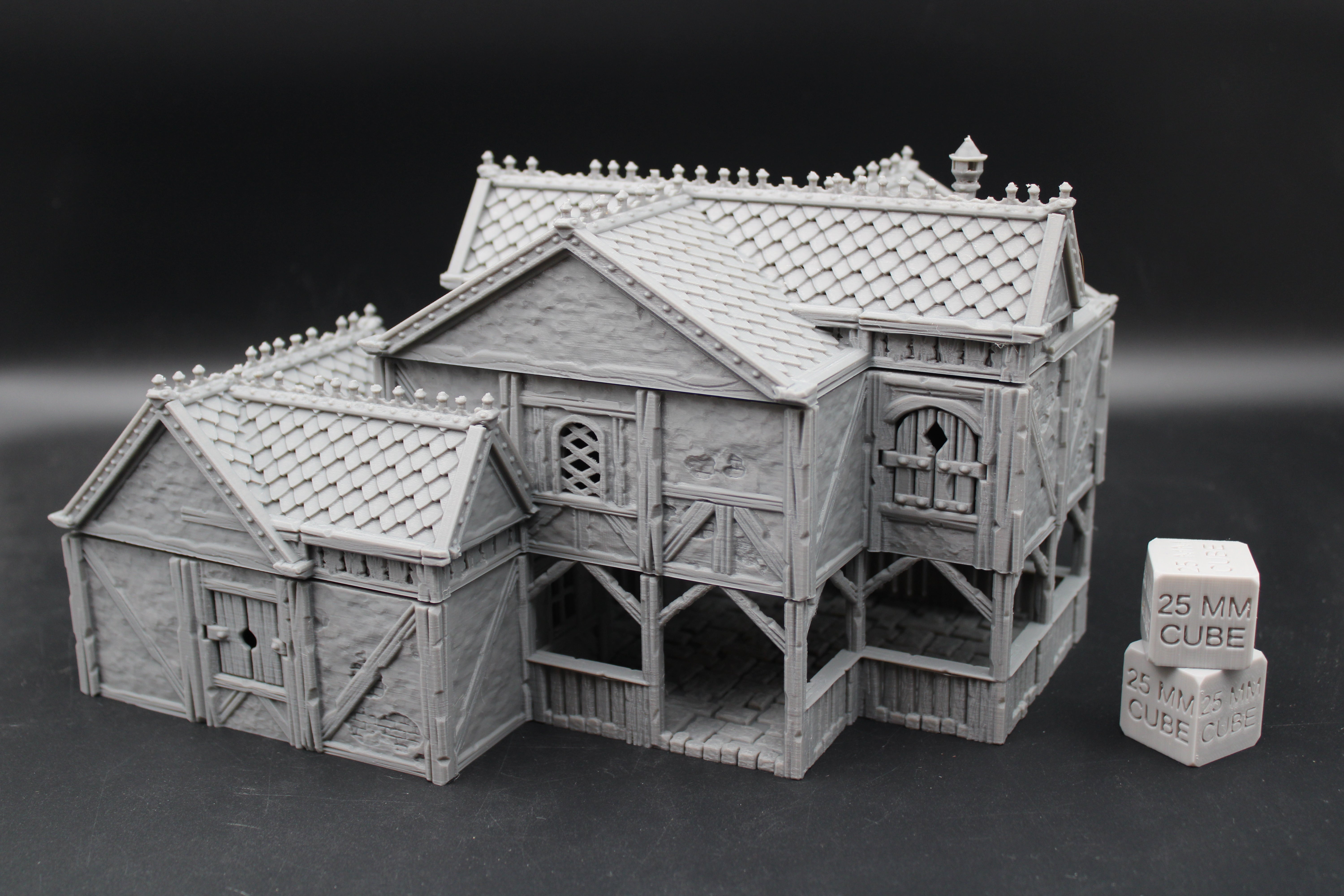 Tabletop Terrain Plaster Cob House 8of19 Town City Dnd RPG wargame ski ...