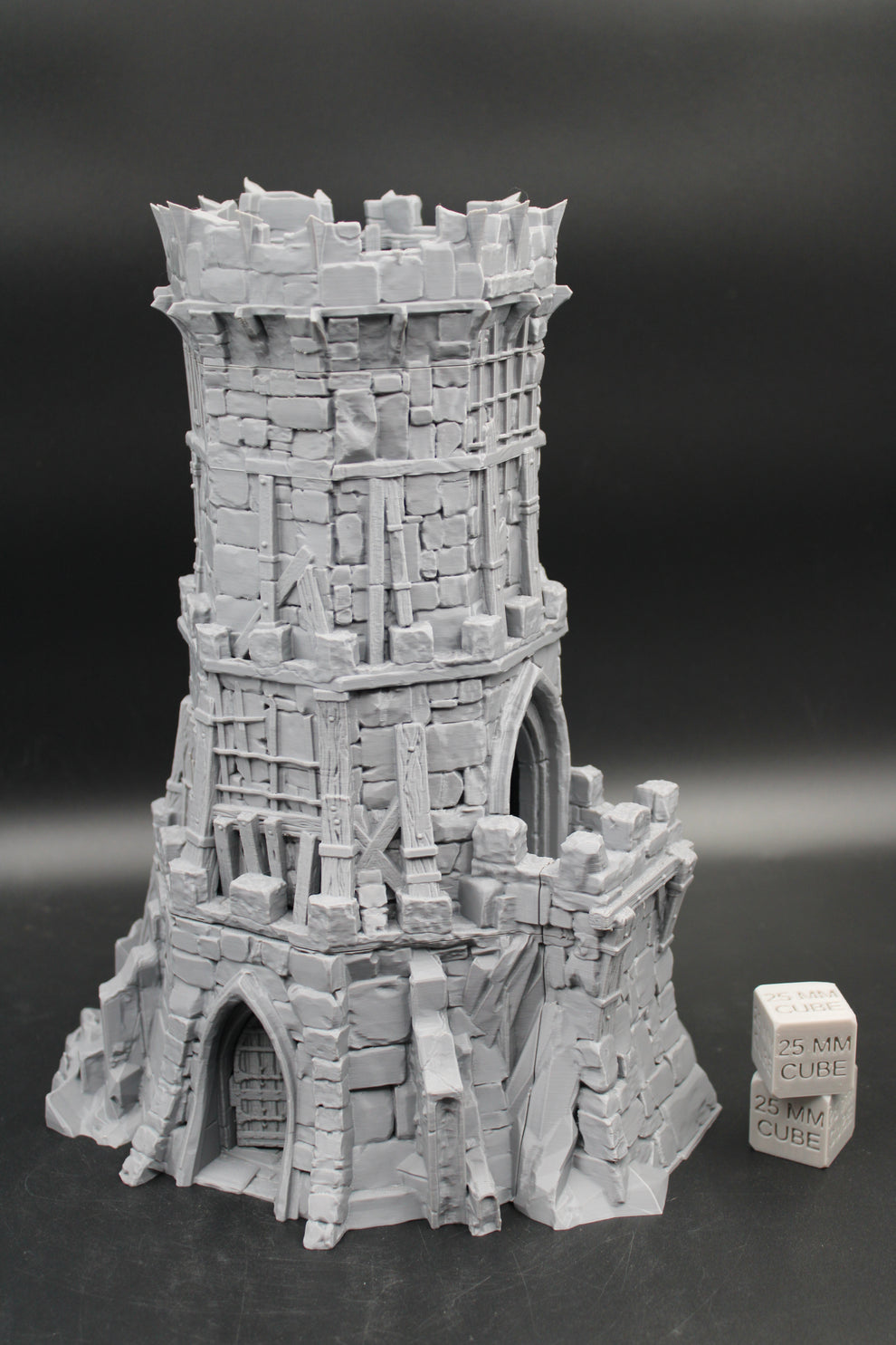 Tabletop Terrain Fantasy Outpost Bandit Defense Garrison Watch Tower D ...